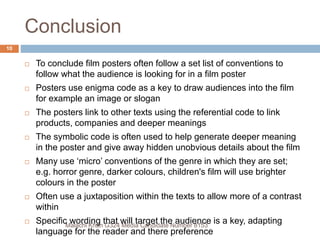 G324 Media Studies Film Poster Research | PPT