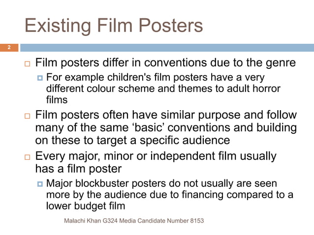 G324 Media Studies Film Poster Research | PPT