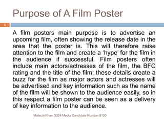 G324 Media Studies Film Poster Research | PPT