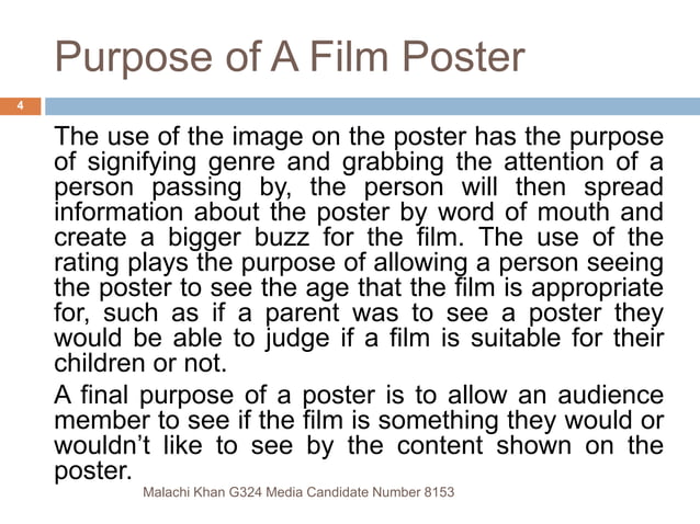 G324 Media Studies Film Poster Research | PPT