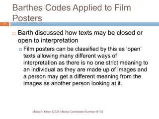 G324 Media Studies Film Poster Research | PPT