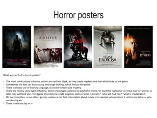 Film poster research | PPT