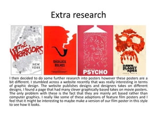 Research - Film poster | PPTX