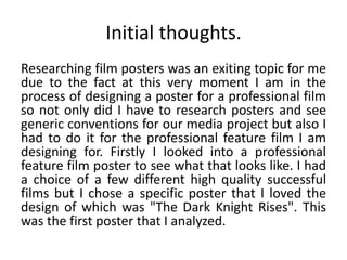Research - Film poster | PPTX
