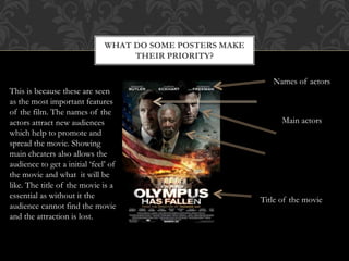 Film poster research Media studies | PPTX | Movies | Entertainment