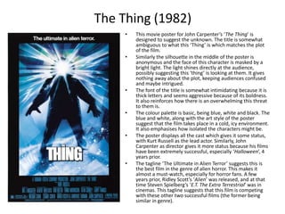 Film Posters Analysis | PPTX