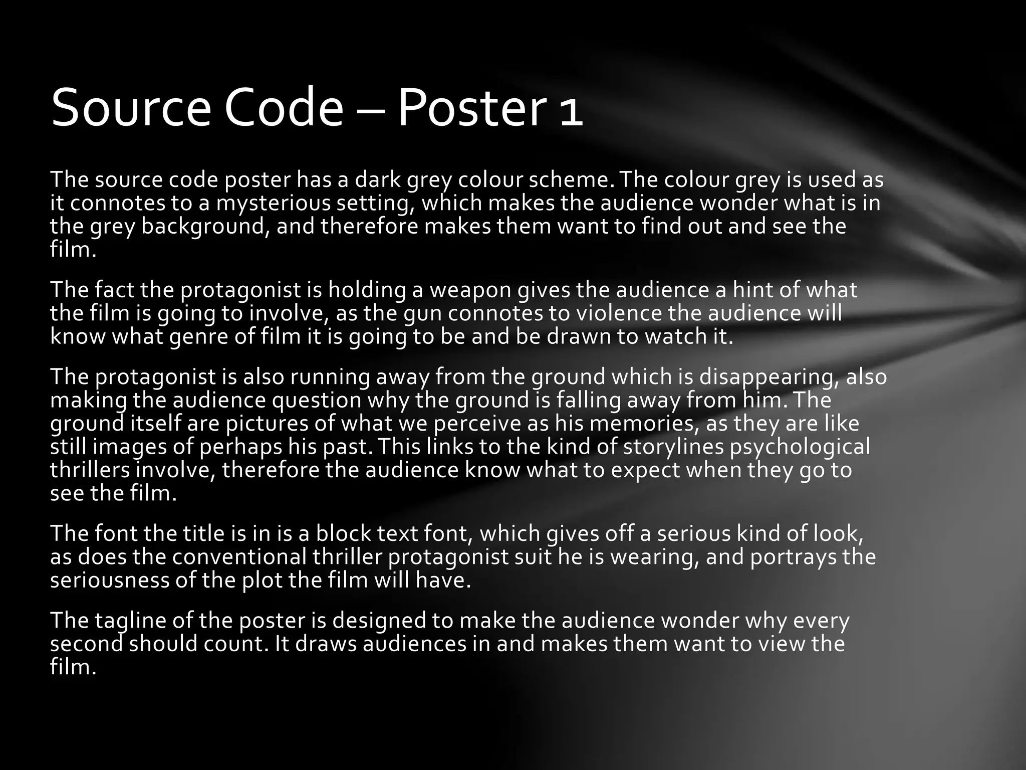 source code poster analysis | PPT