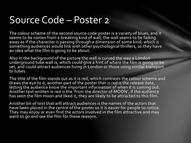source code poster analysis | PPT