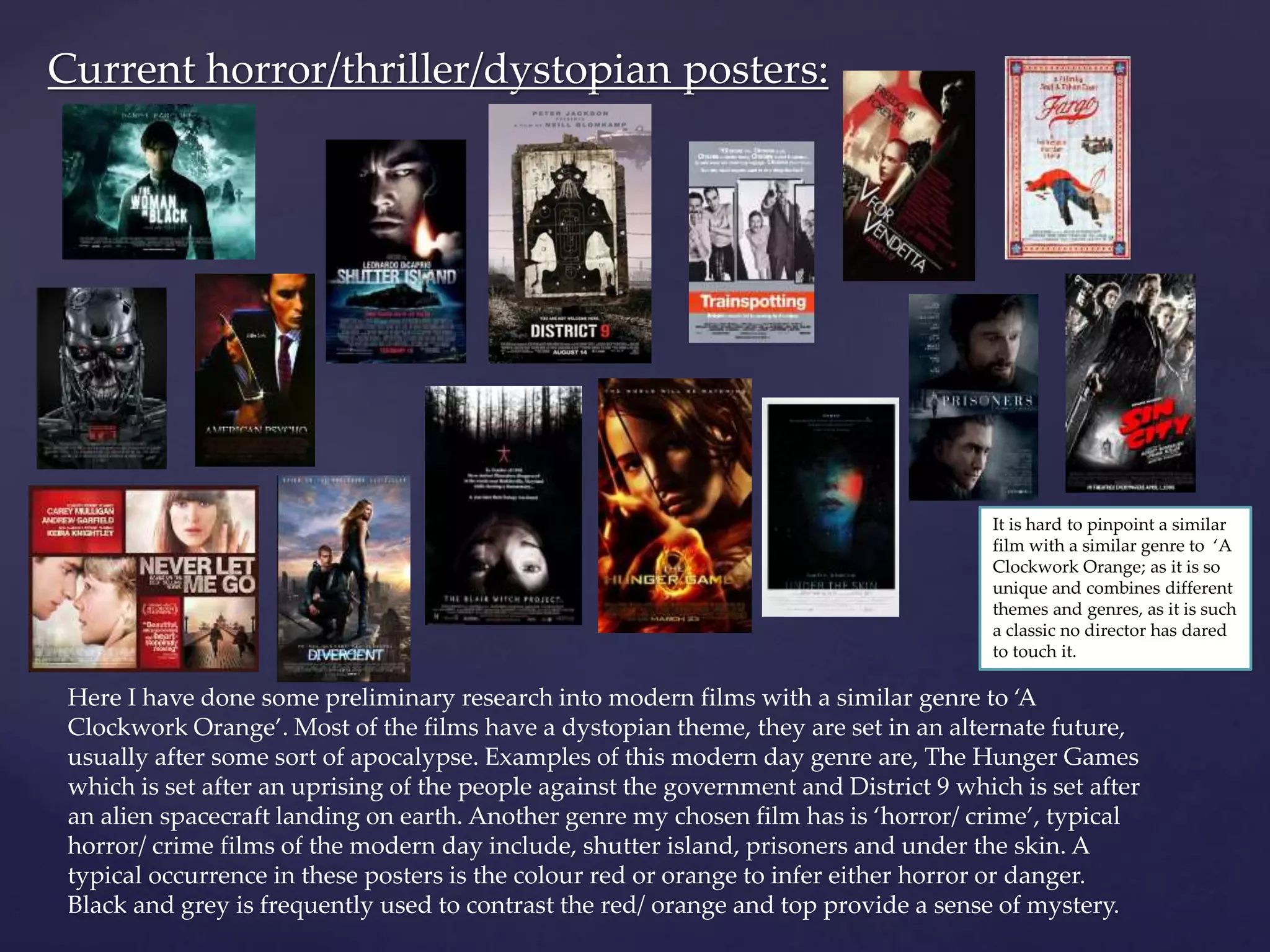 Film poster task | PPTX | Video Production | Content Production