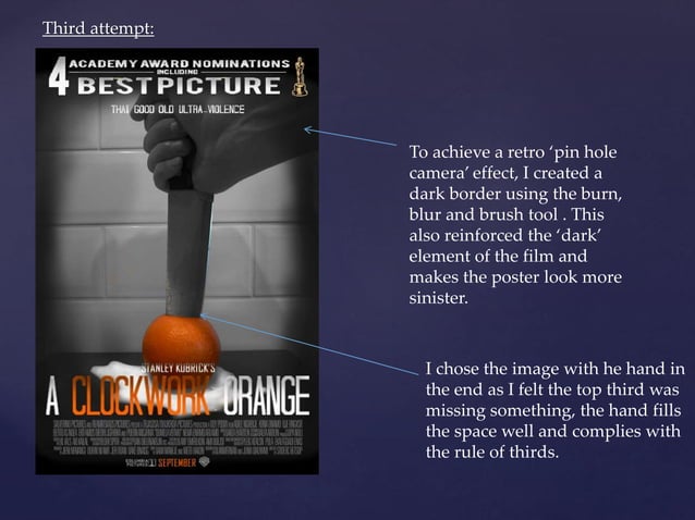 Film poster task | PPTX | Video Production | Content Production