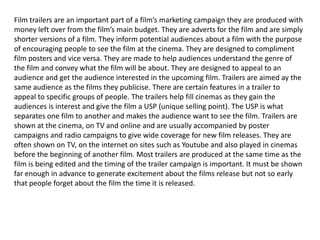 Film powerpoint | PPT