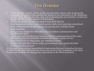 Film pre -production | PPTX | Screenwriting | Content Production