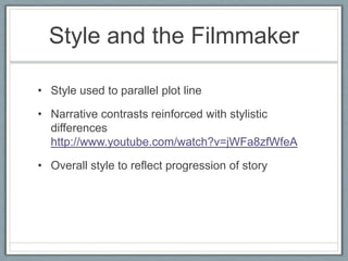 Filmpresentation Style and Documentary | PPTX