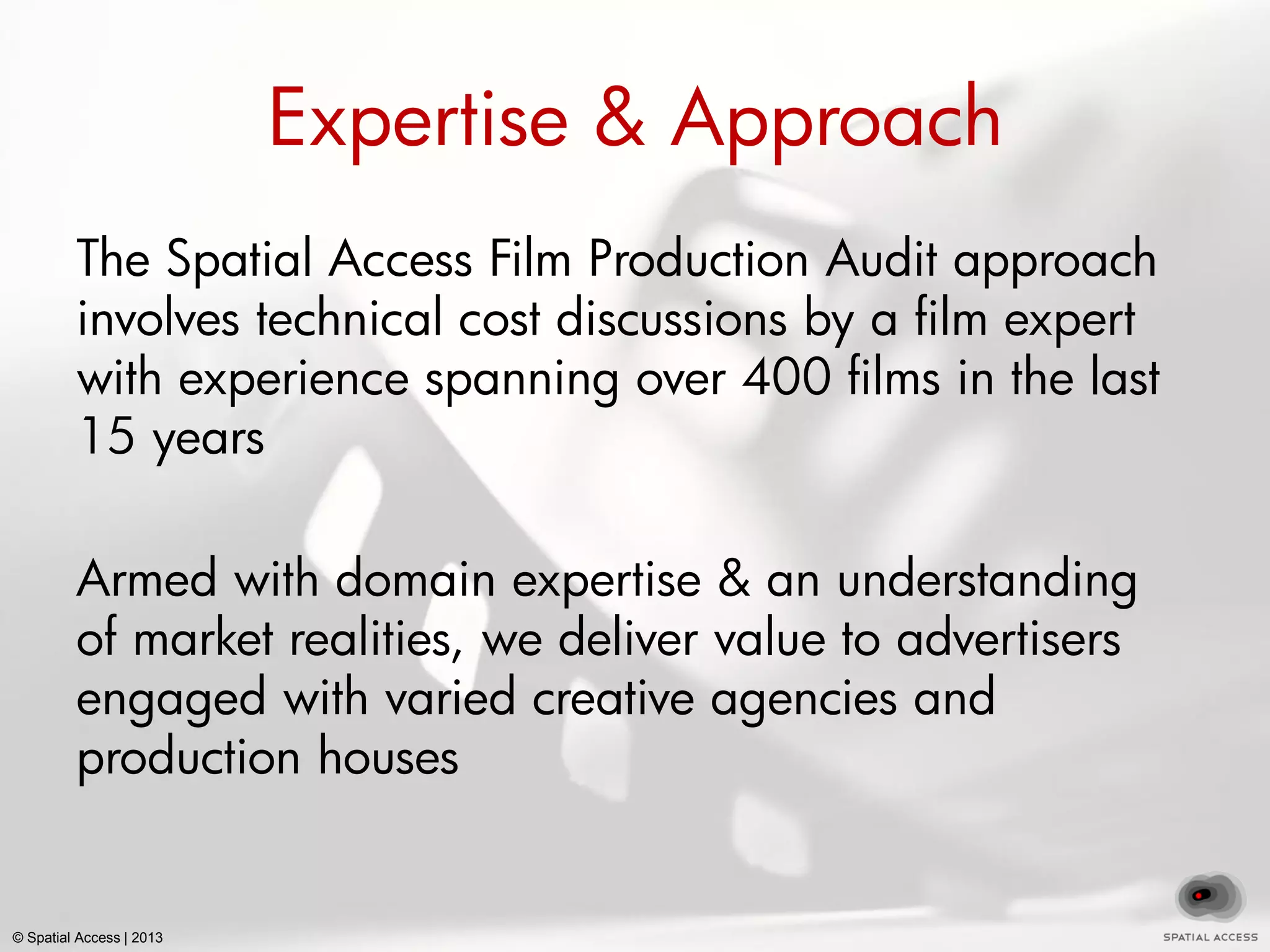 Film Production Audit - An Intro | PDF