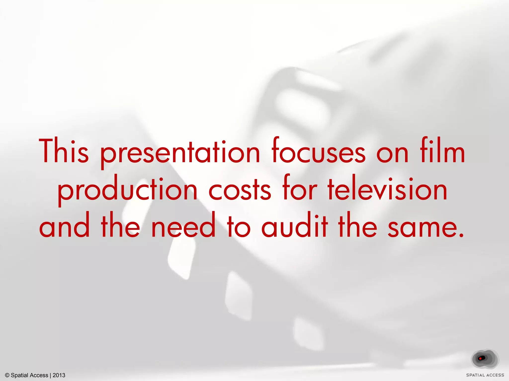 Film Production Audit - An Intro | PDF