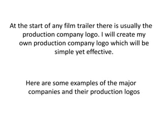 Film production companies | PPTX | Video Production | Content Production