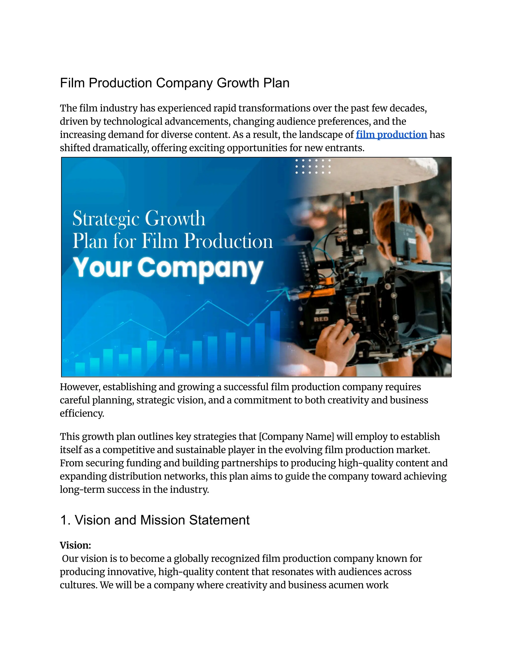 The film industry has experienced rapid transformations over the past ...