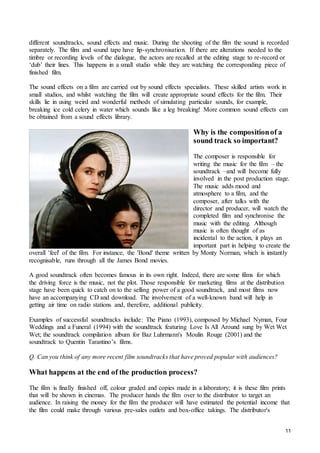 Film production guide | DOCX | Screenwriting | Content Production