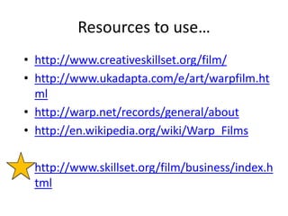 Film production introduction | PPTX | Video Production | Content Production