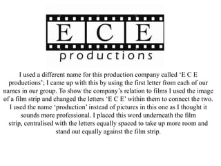 Film production logo | PPT