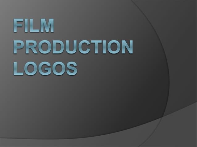 Film production logos | PPTX