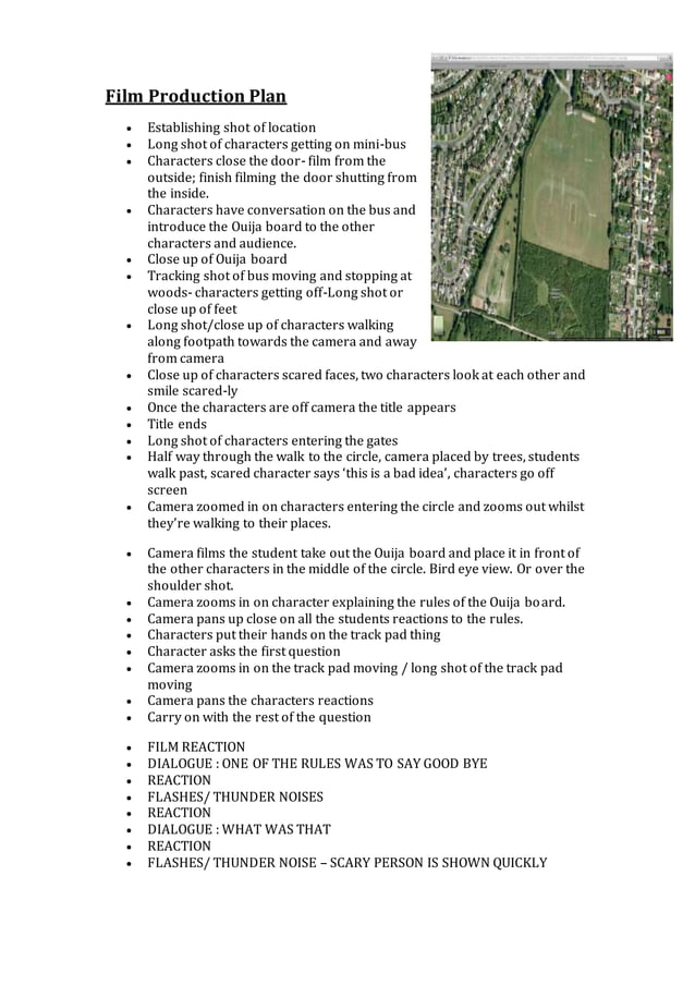 Film production plan | PDF