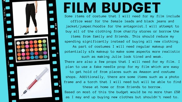 Film production plan | PPT
