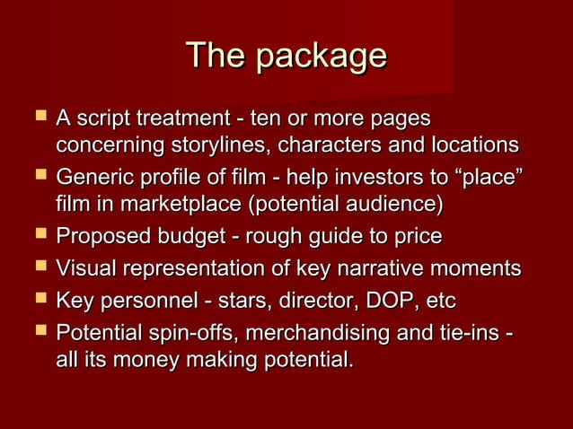Film production stages | PPT