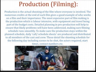 Film production stages | PPTX