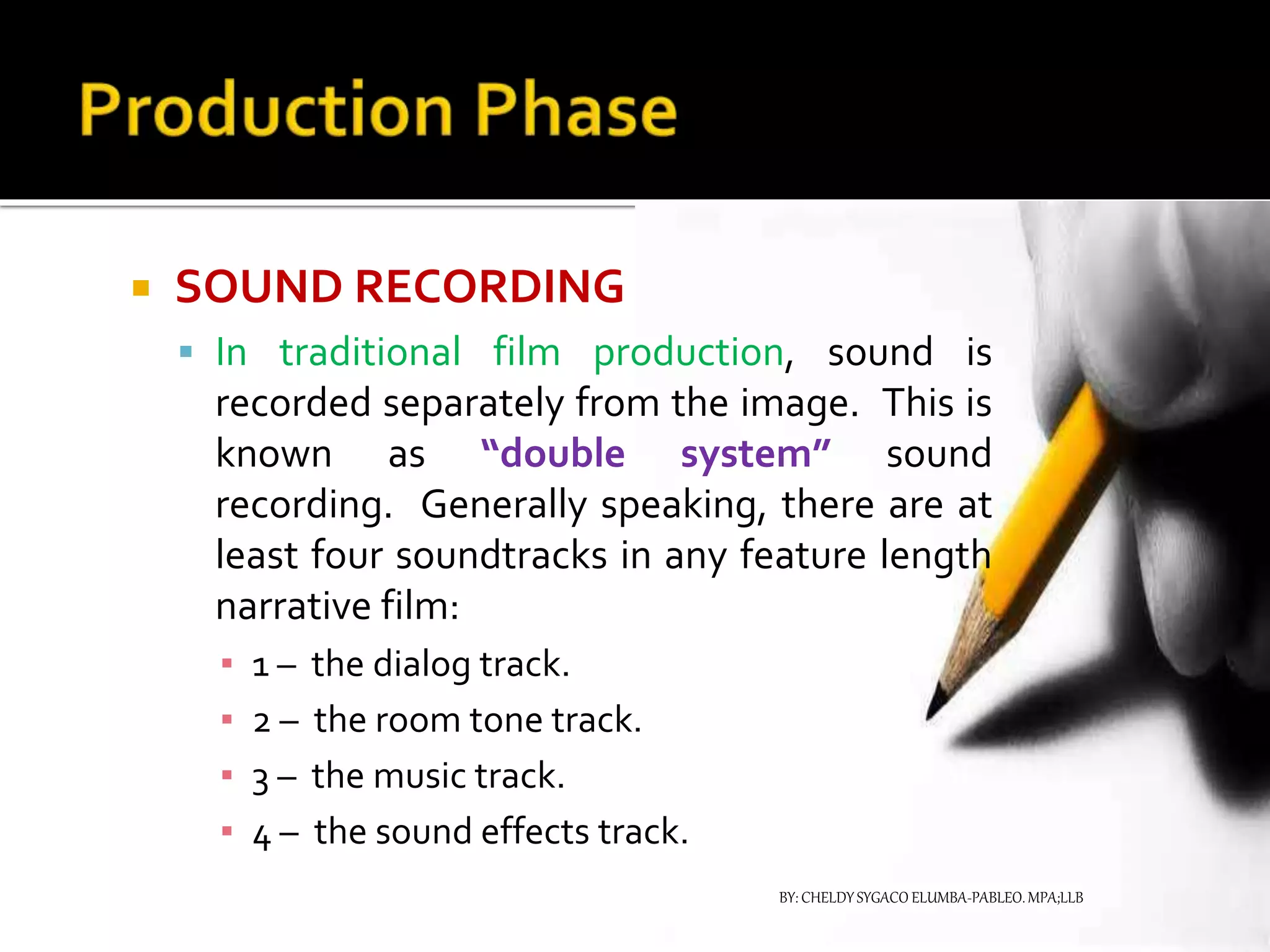 Film production workflow | PPTX