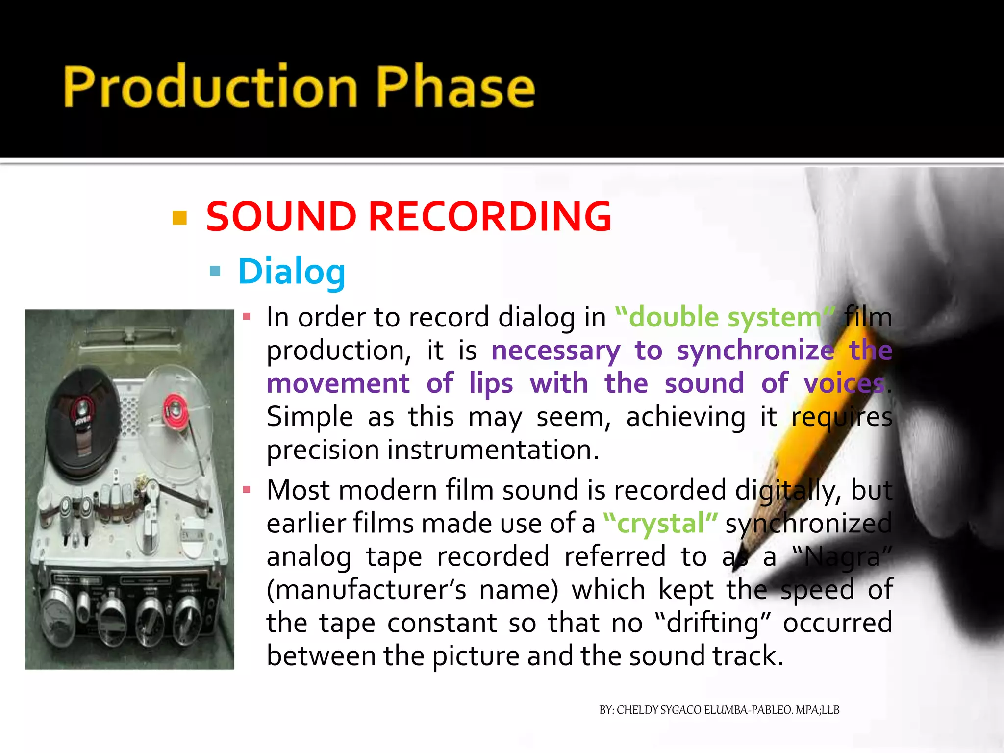 Film production workflow | PPTX