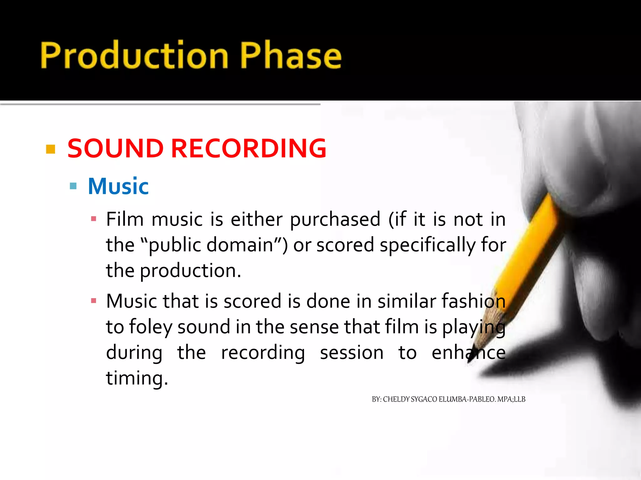 Film production workflow | PPTX