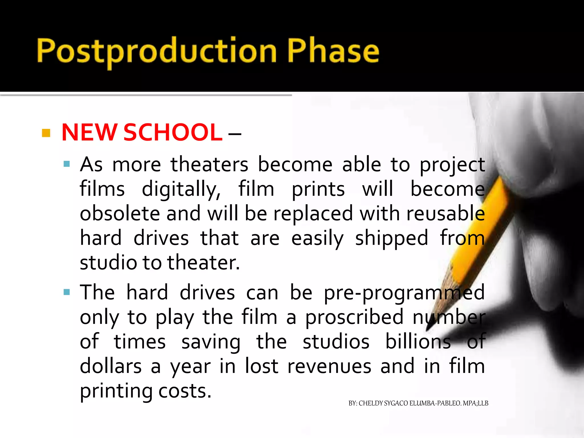 Film production workflow | PPTX
