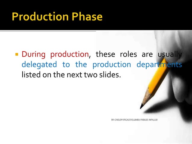 Film production workflow | PPTX