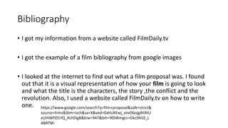 Film proposal | PPTX