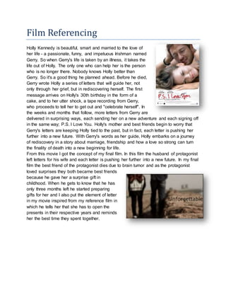 Film referencing | DOCX