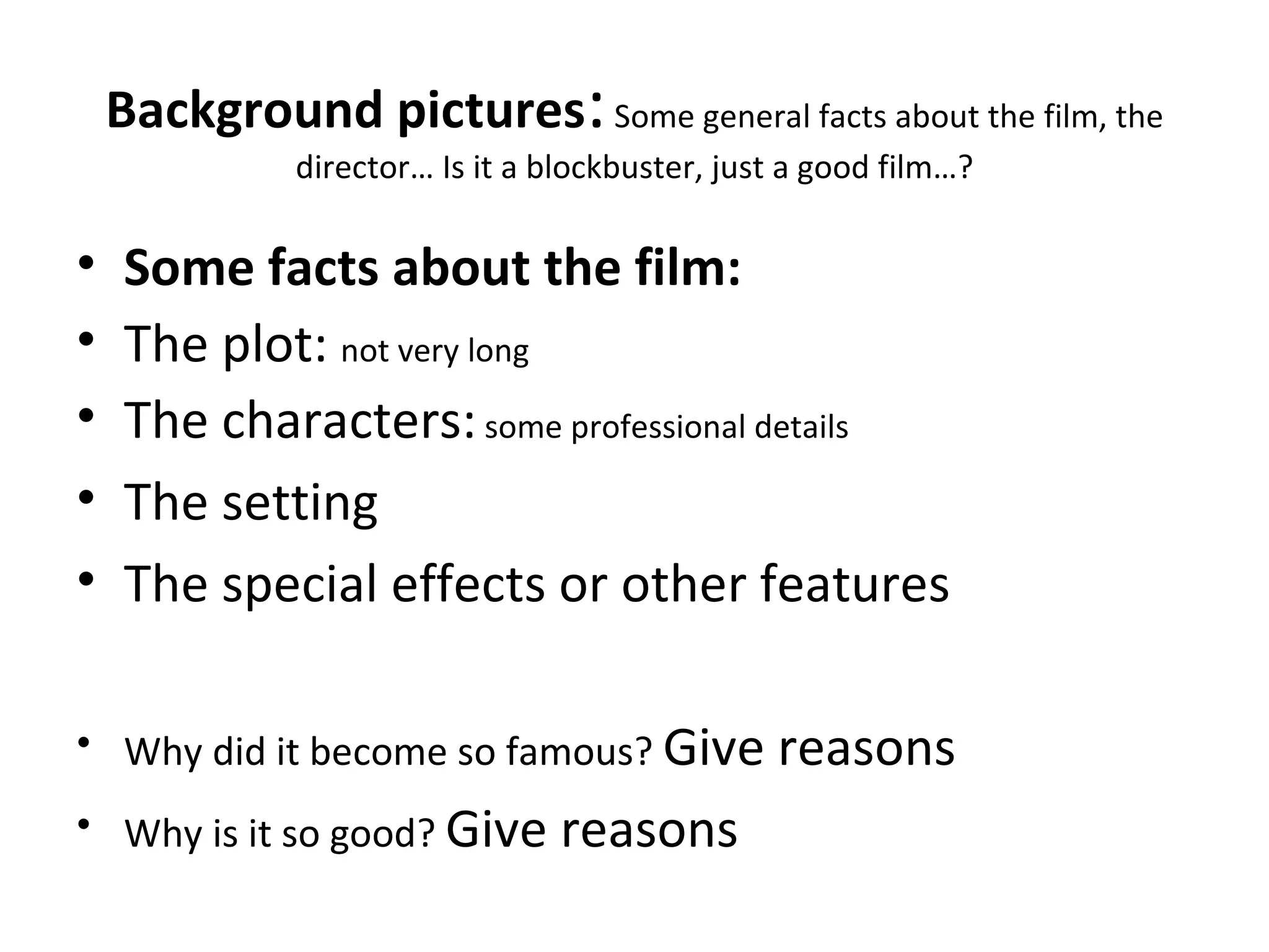 Film review | PPT | Movies | Entertainment