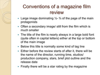 Film review analysis | PPTX