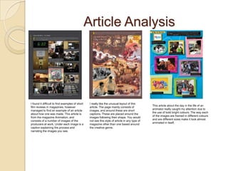 Film review analysis | PPTX