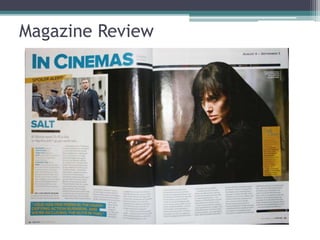 Film Review Comparisons | PPT