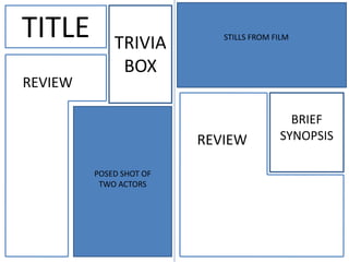 Film Review Layout | PPT