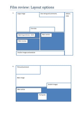Film review layouts | PDF