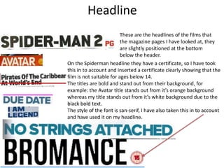 Film review magazine | PPTX