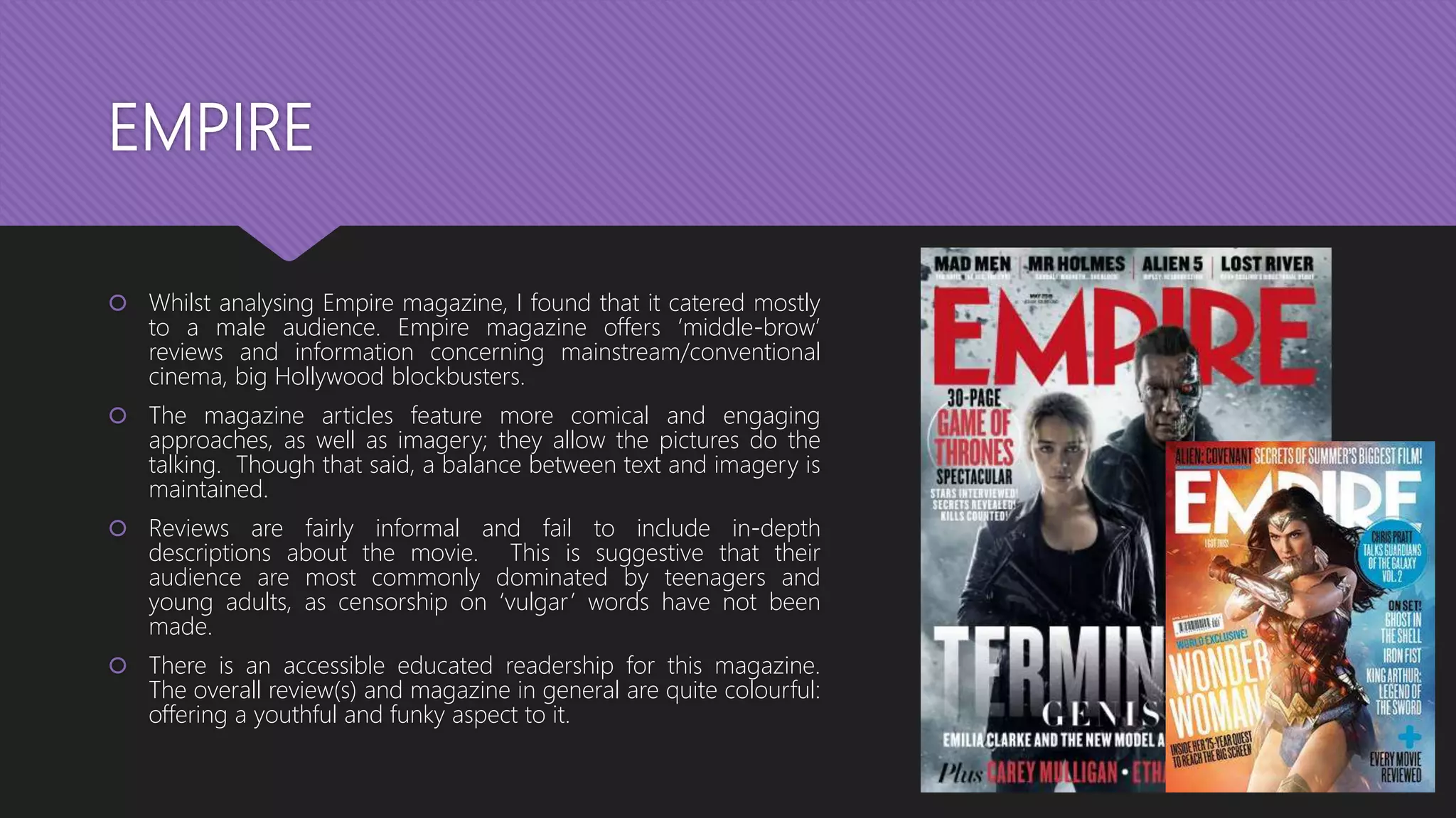 Film review magazines | PPTX