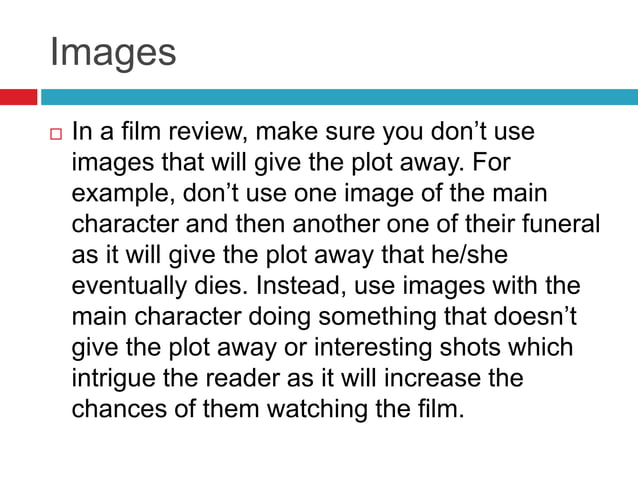 Film Review Research | PPT