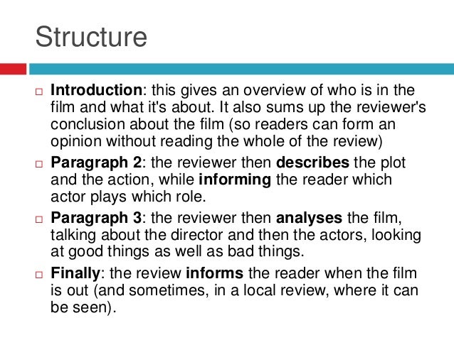 Film review research