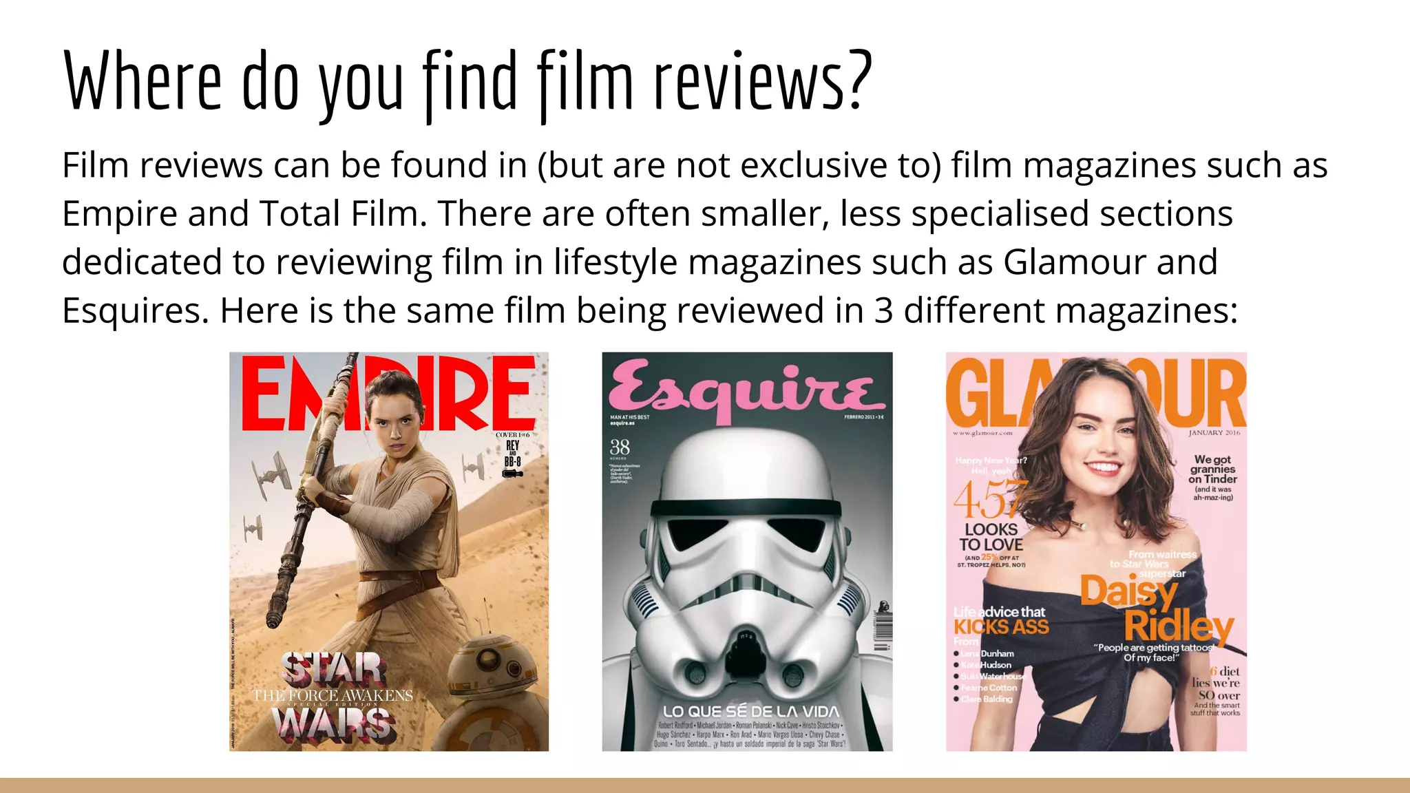 Film review research | PPT