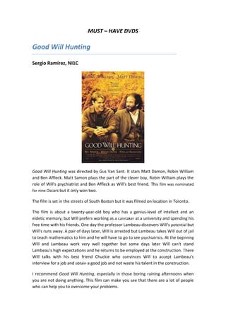 Film reviews | PDF