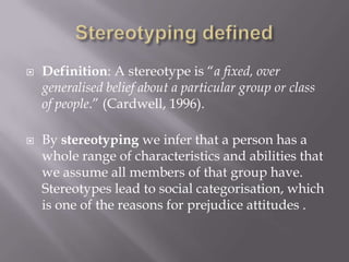 Films and stereotyping | PPT
