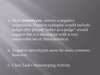 Films and stereotyping | PPT